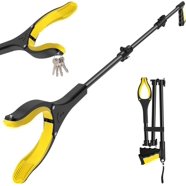 Extend Reach Grabber with Locking Claw, Handicap Grip Reacher ...