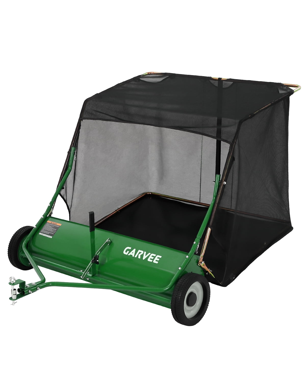 44 Inch Tow Behind Lawn Sweeper, 29 Cu. Ft. Heavy Duty Extra Large Leaf ...