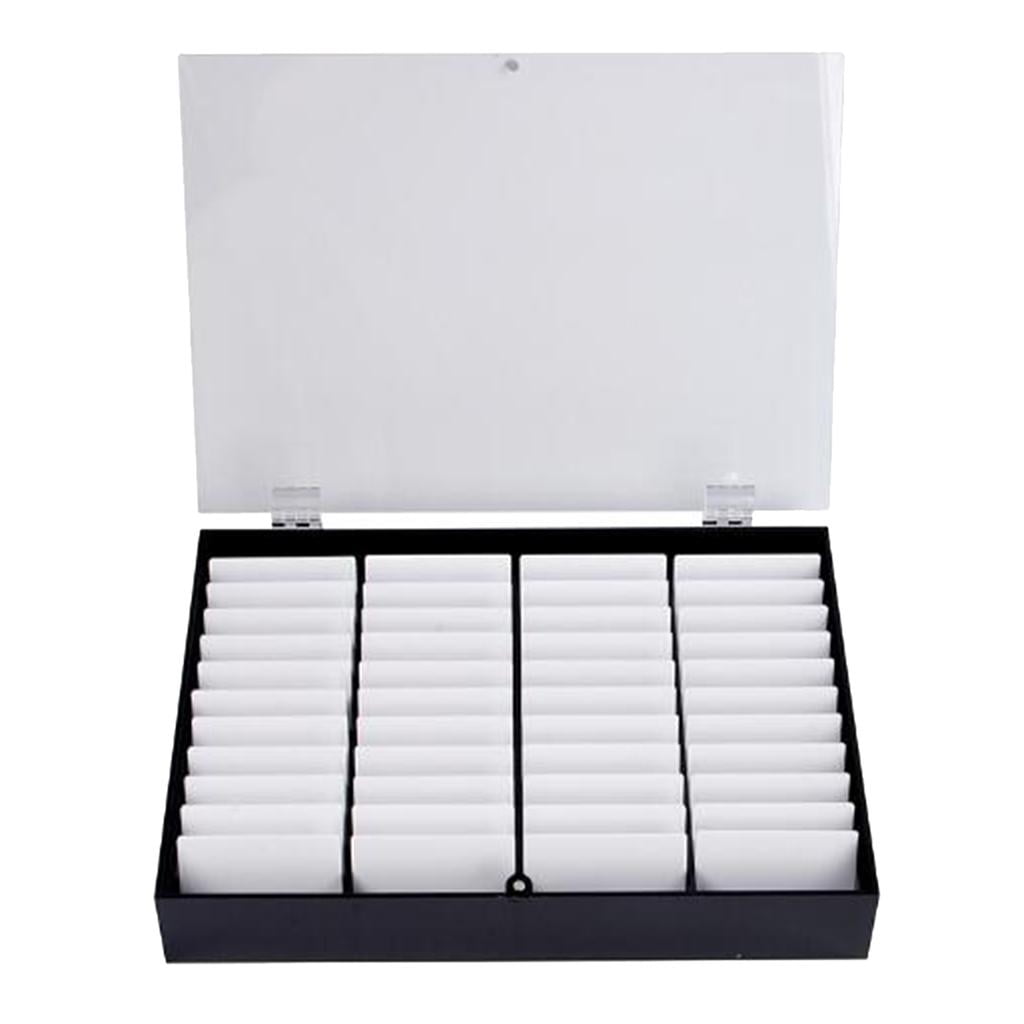 44 Lattice Storage Box Empty Nail Rhinestones Beads Display Organizer ...