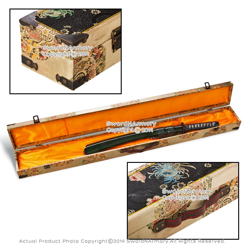 44" Long Deluxe Brocade Locking Storage Carrying Case For Samurai ...