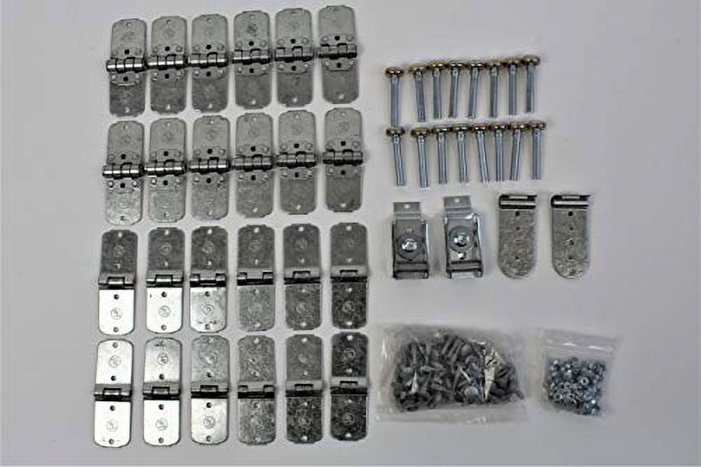 44 Pack Roll Up Door Style Trailer Door Hardware Repair Kit + Hinges ...