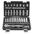 44-Piece 3/8 Inch Drive Socket Ratchet Set, Standard/Metric, Deep ...
