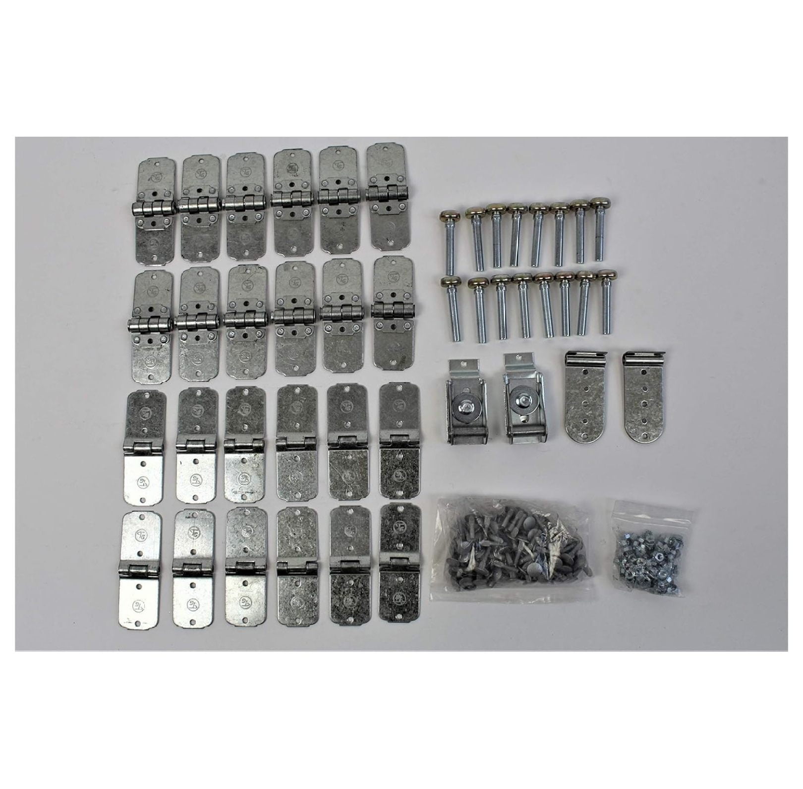44-Piece Roll Up Door Repair Kit - Trailer Door Hinges & Fasteners - 1 ...