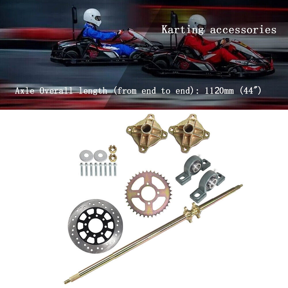 44" Rear Live Axle Kit,Sprocket & Hub,Brake Assembly Kit for Drift ...