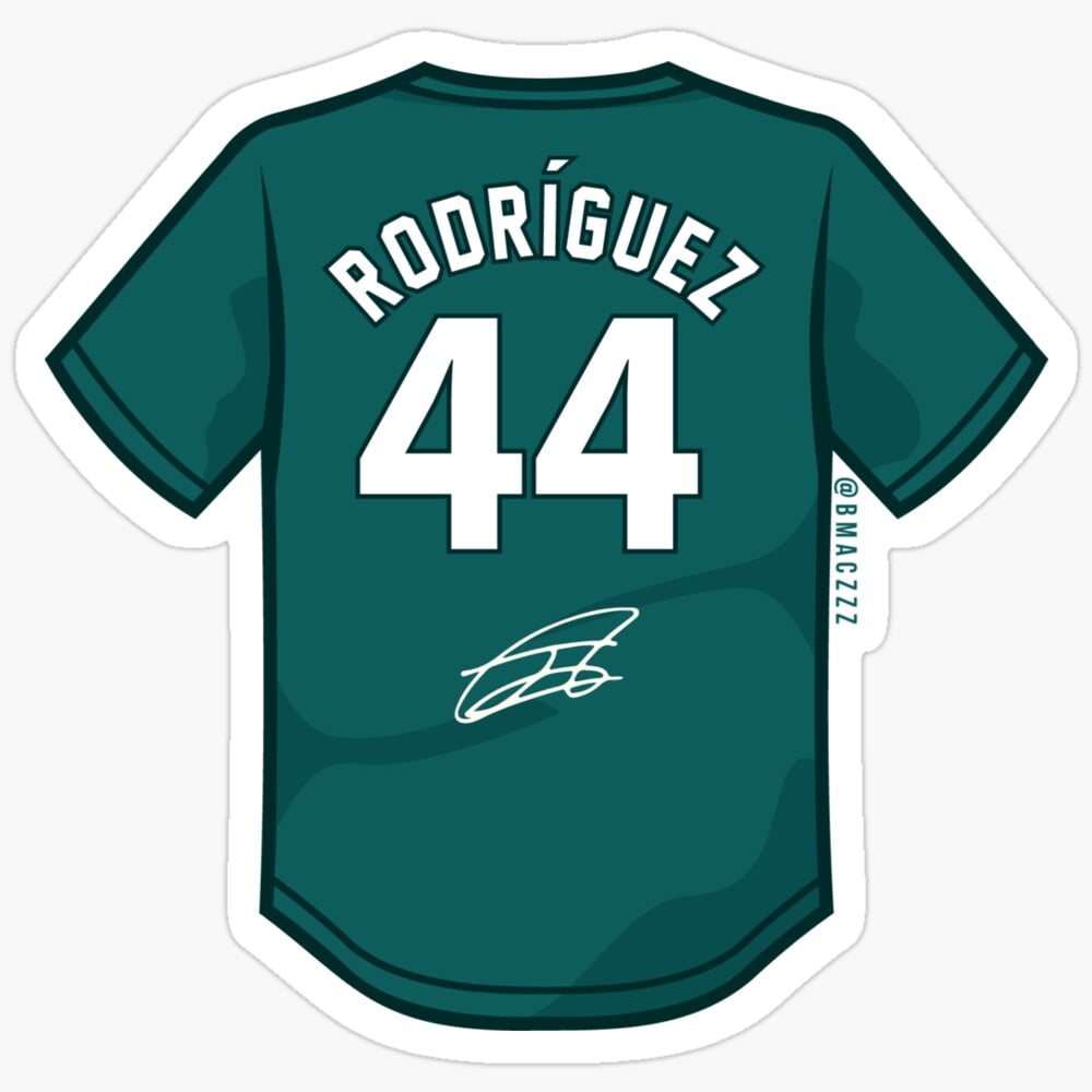 #44 Seattle Signature Jersey Sticker Baseball Sticker, Football Sticker ...