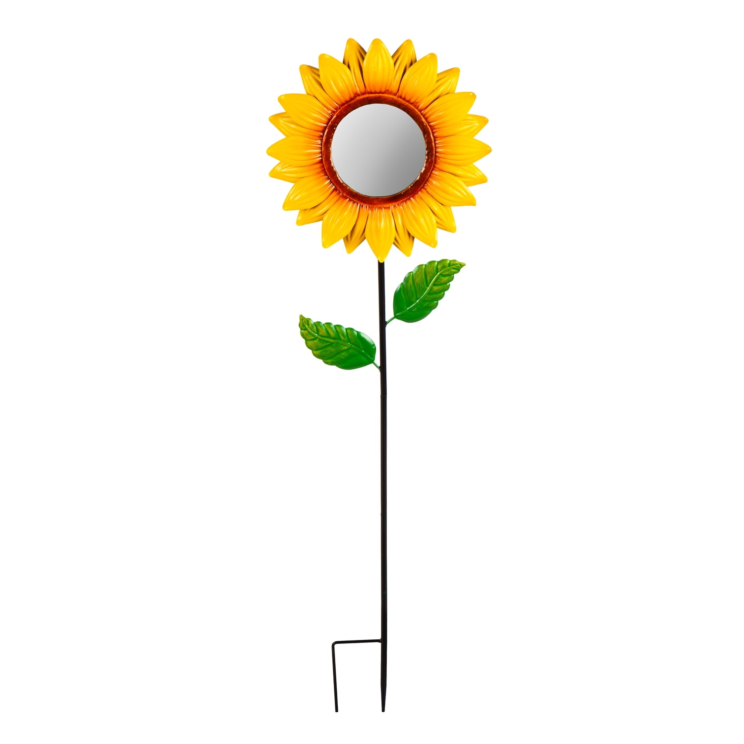 44" Sunflower Mirror Garden Stake - Walmart.com