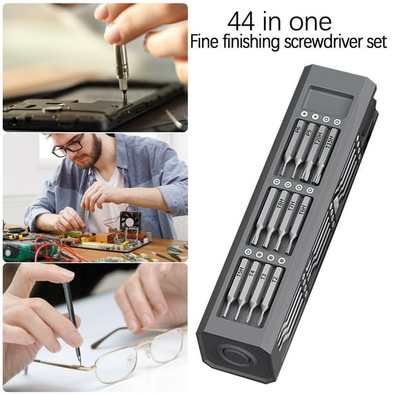 44-in-1 Precision Screwdriver Set with Steel Bits & Security Bits, Mini ...
