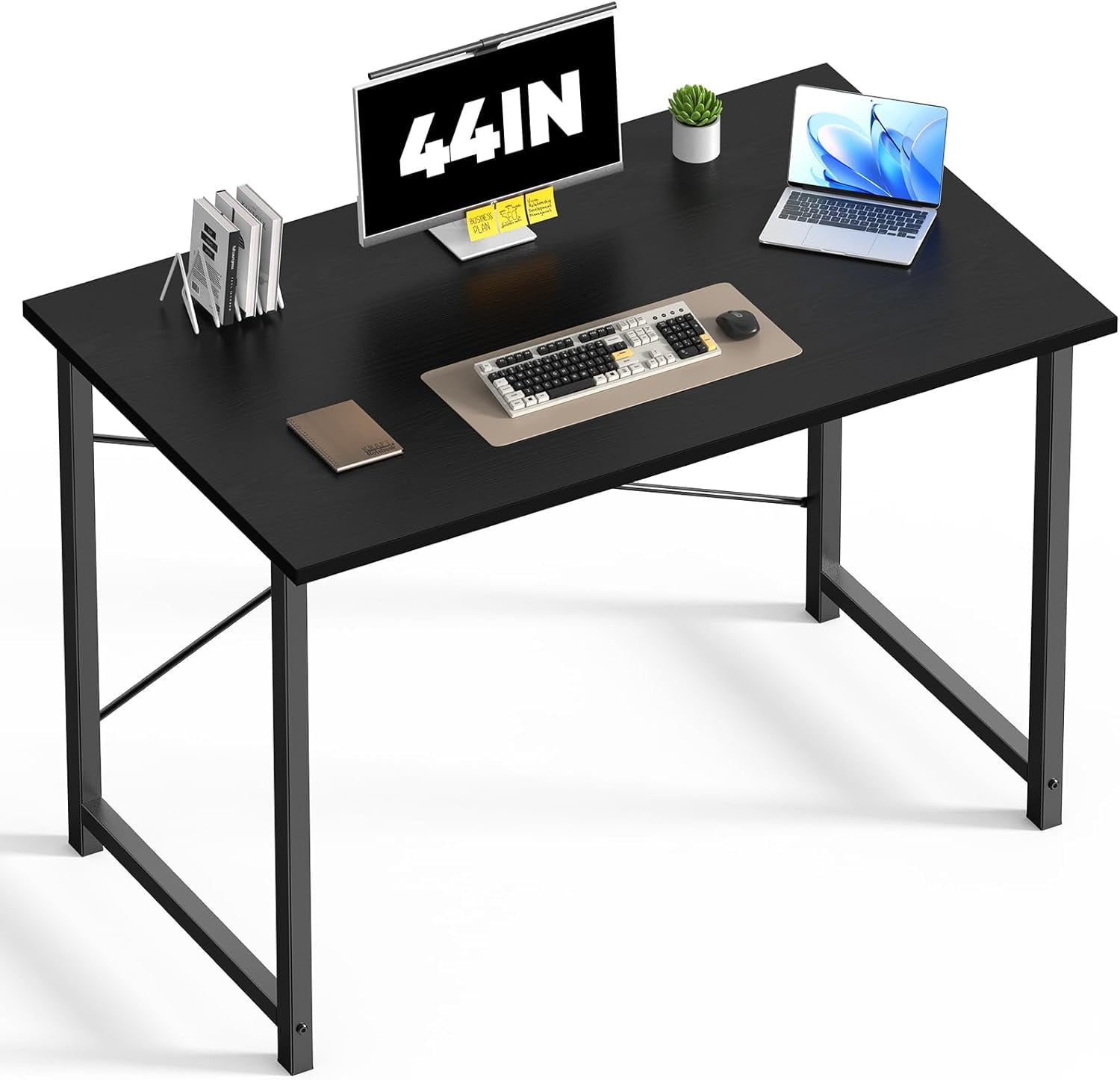 44 in Computer Desk for Home Office, Modern Study Work Table Simple ...