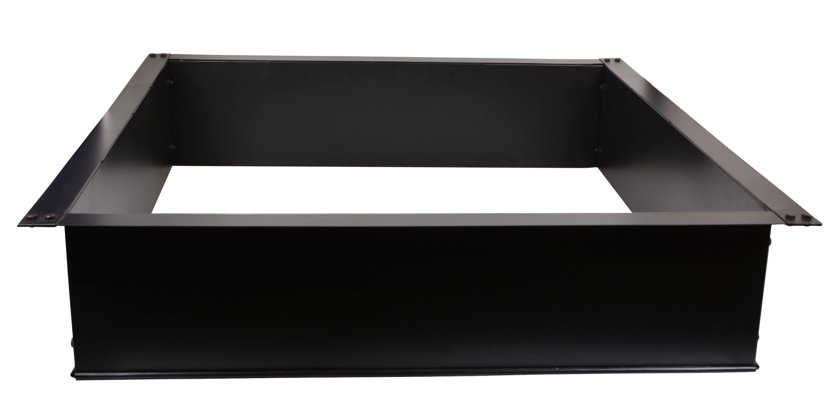 Dewan and Sons 44 in. Square Fire Pit Ring - Durable Iron Outdoor ...