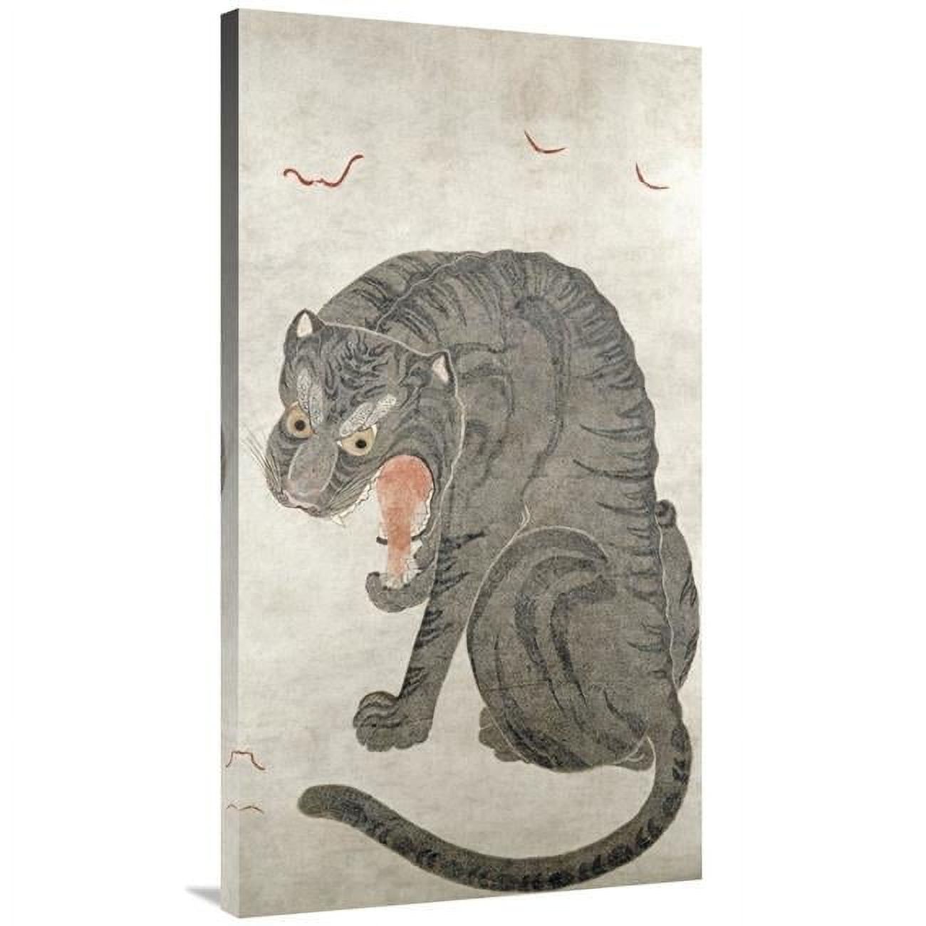44 in. Tiger & Bats Art Print - Unknown - Walmart.com