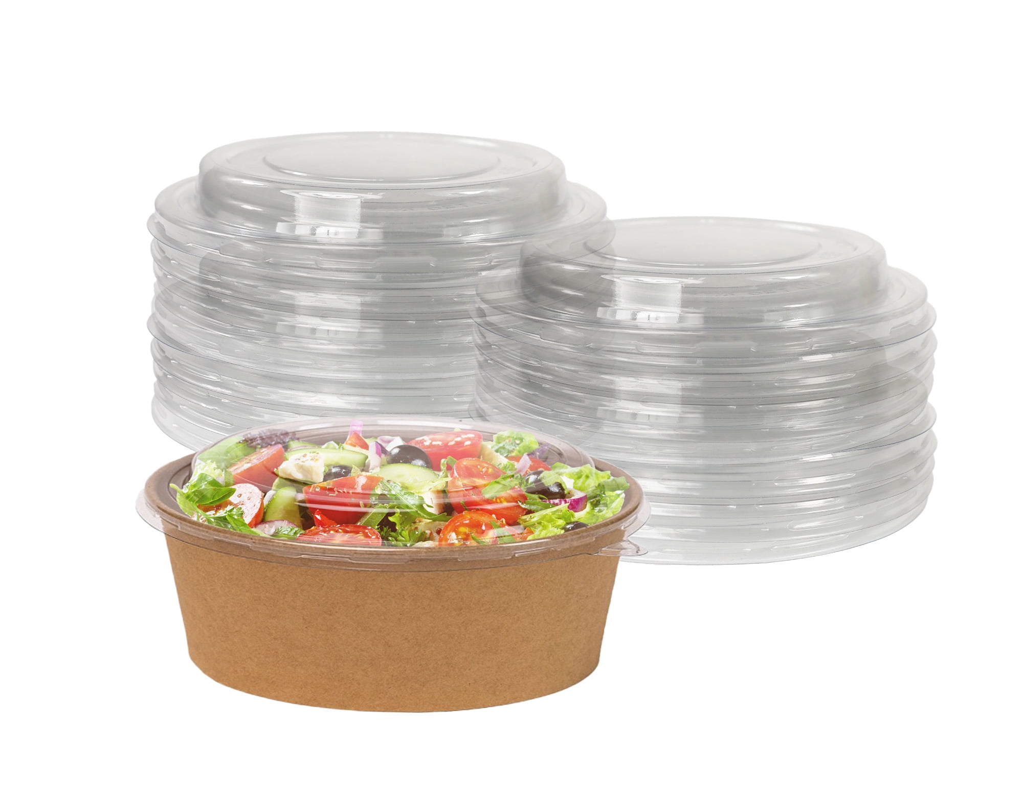 44 oz Round PET Take-Out Lid - 300/cs - Walmart.com