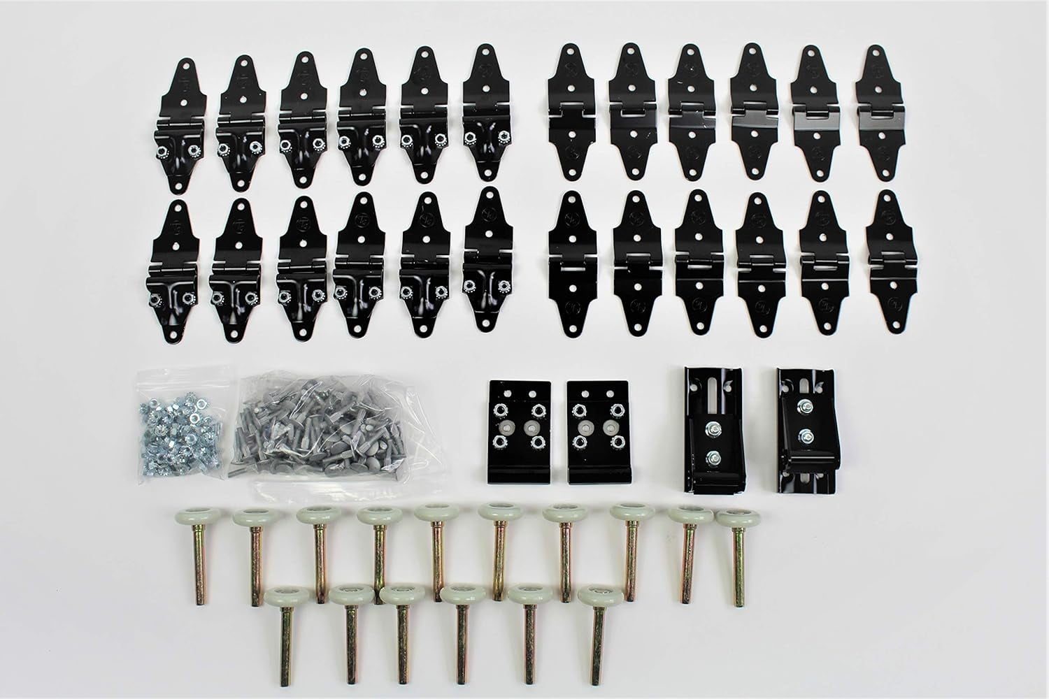 44 pack Whiting Door Repair Kit ALL Hinges + 2" Rollers + Hardware ...