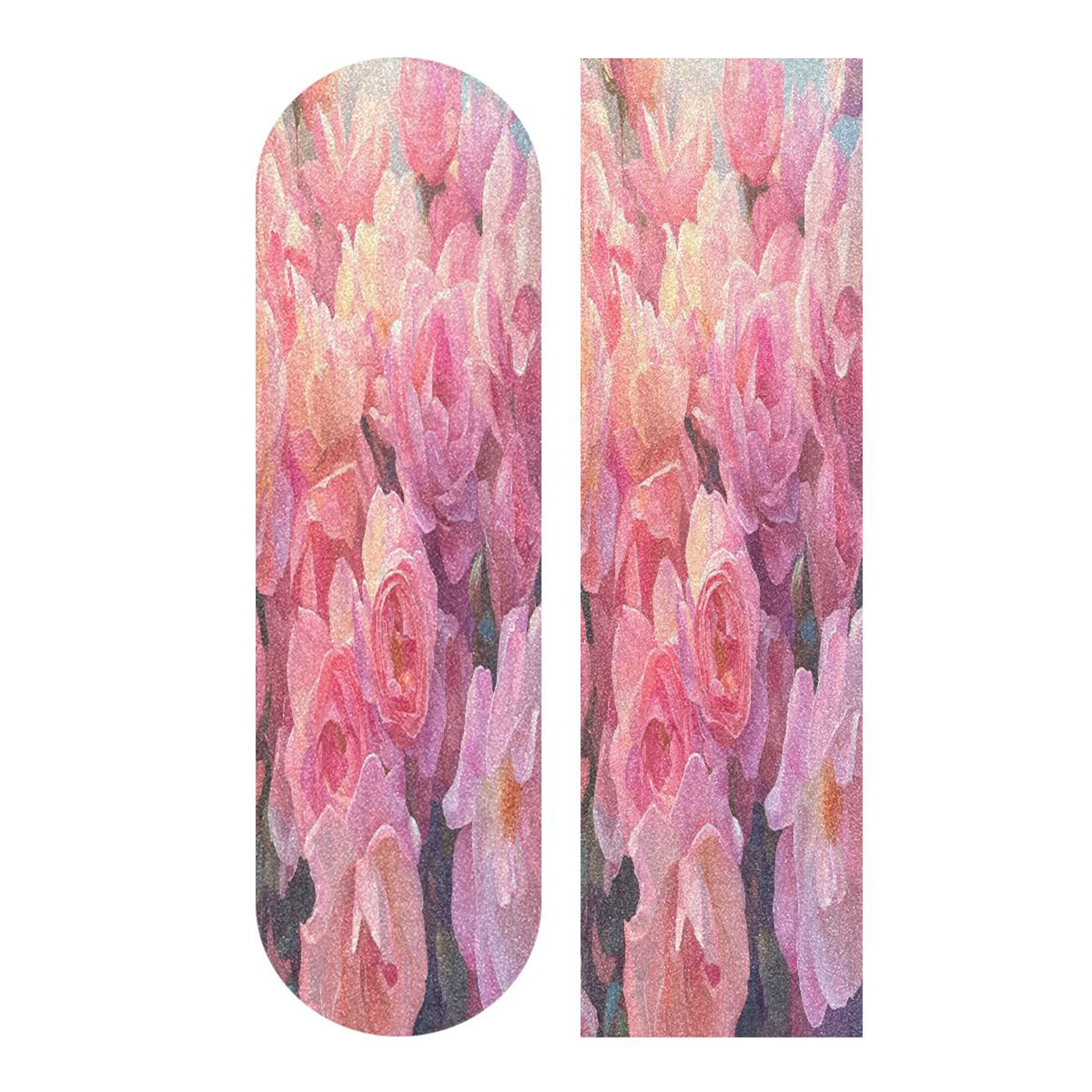 44" x 10" Skateboard Grip Tape Diamond Grit Surface, Heavy-Duty PVC ...