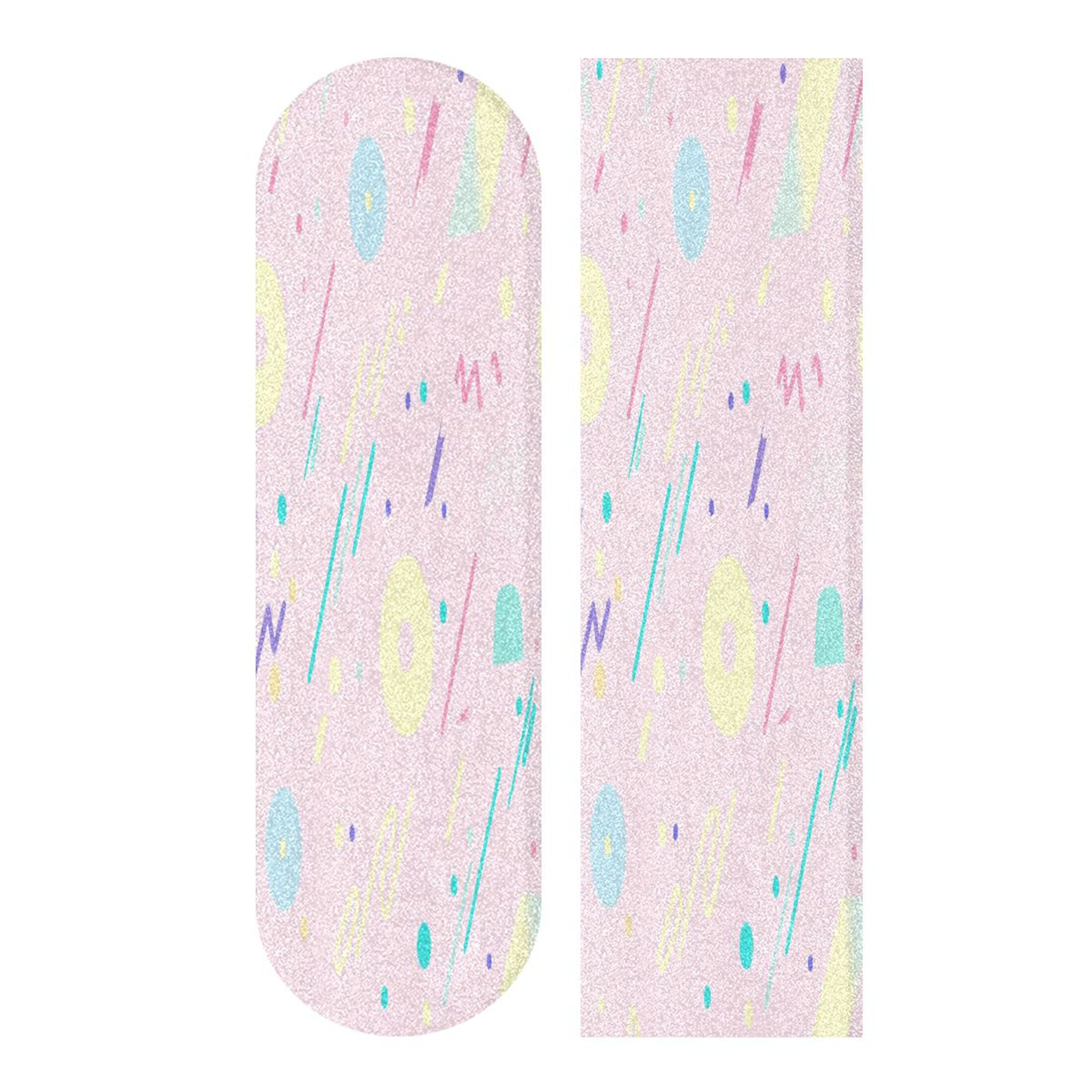 44" x 10" Skateboard Grip Tape Diamond Grit Surface, Heavy-Duty PVC ...