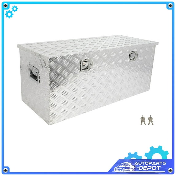 44"x 18"x18" Aluminum Storage Tool Box for Truck Garage home W/1x Lift ...