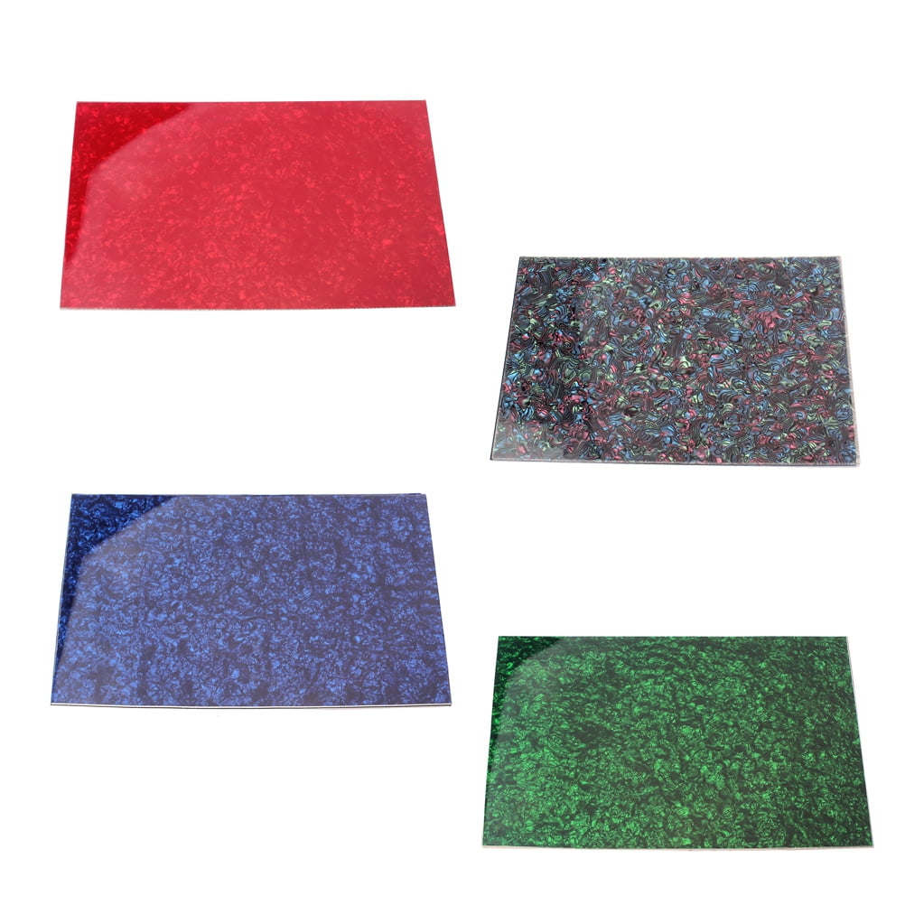 44 x 29cm Acoustic Guitar Scratch Plate Pickguard Sheet 3Ply DIY Guitar Bass Pickguard Blank ...