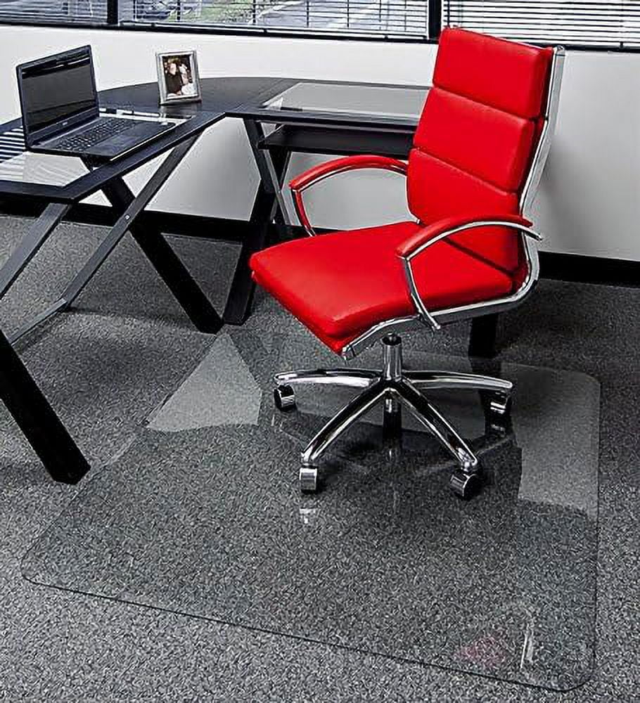 44" x 50" - Premium Glass Chair Mats No Crack, Dent or Scratch | for ...