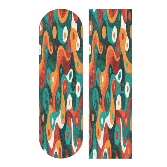 44"x10" PVC Anti-Slip Pad Skateboard Anti-Slip Pad with High-Density ...