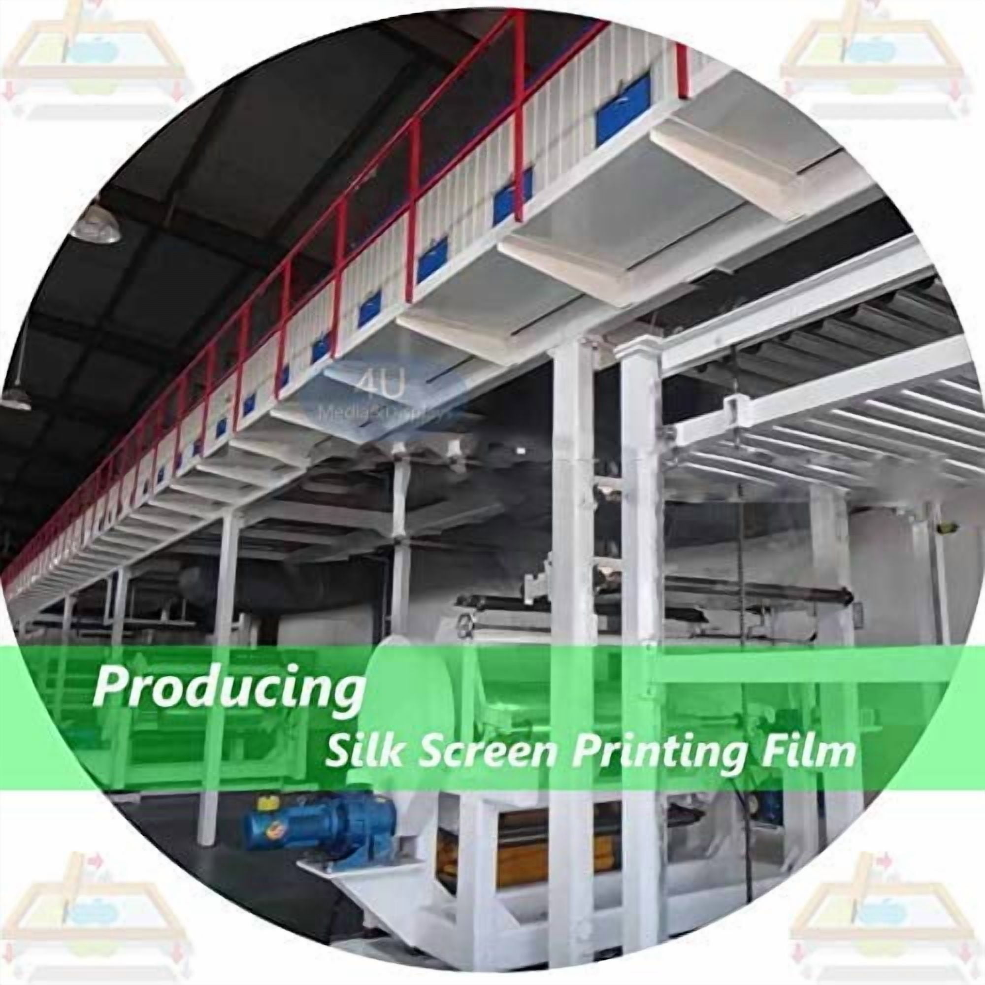 44"x100ft. roll Screen Printing Film Waterproof Inkjet Transparent Film ...