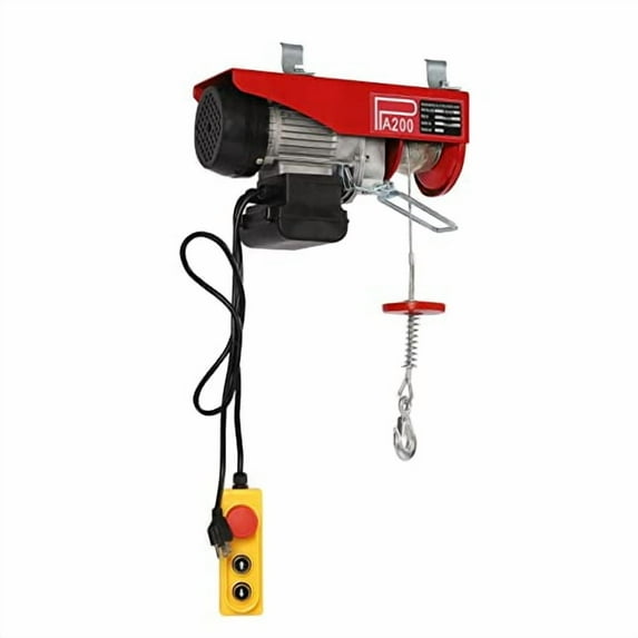 440 LBS Lift Electric Hoist, 480W 110V Electric Hoist, Remote Control ...