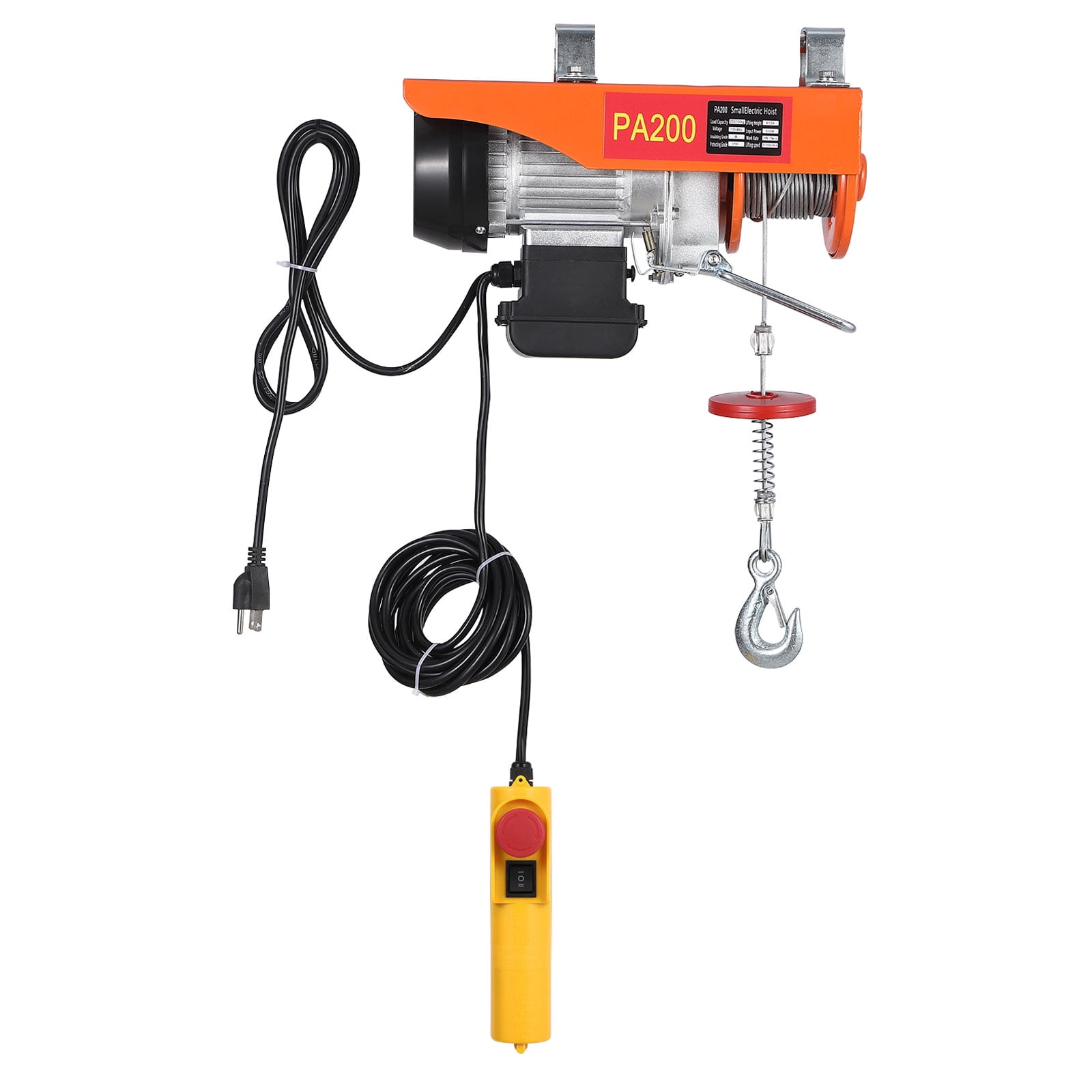 440 Lbs Electric Hoist, 6.5FT Double Slings Engine Lift Electric Hoist ...