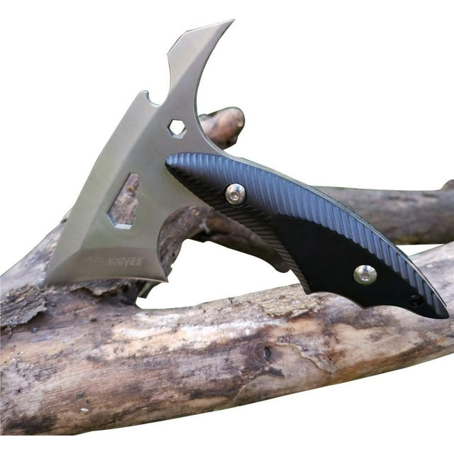 440 Stainless Steel Camping Hatchet Survival Mini Axe with Nylon Sheath ...