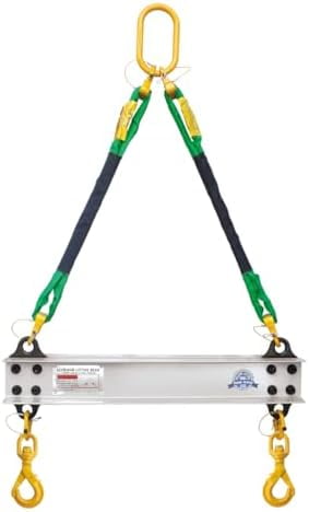 4400 LBS 2 Ton Aluminum 2' Lifting Spreader Beam Lifting Bar with ...