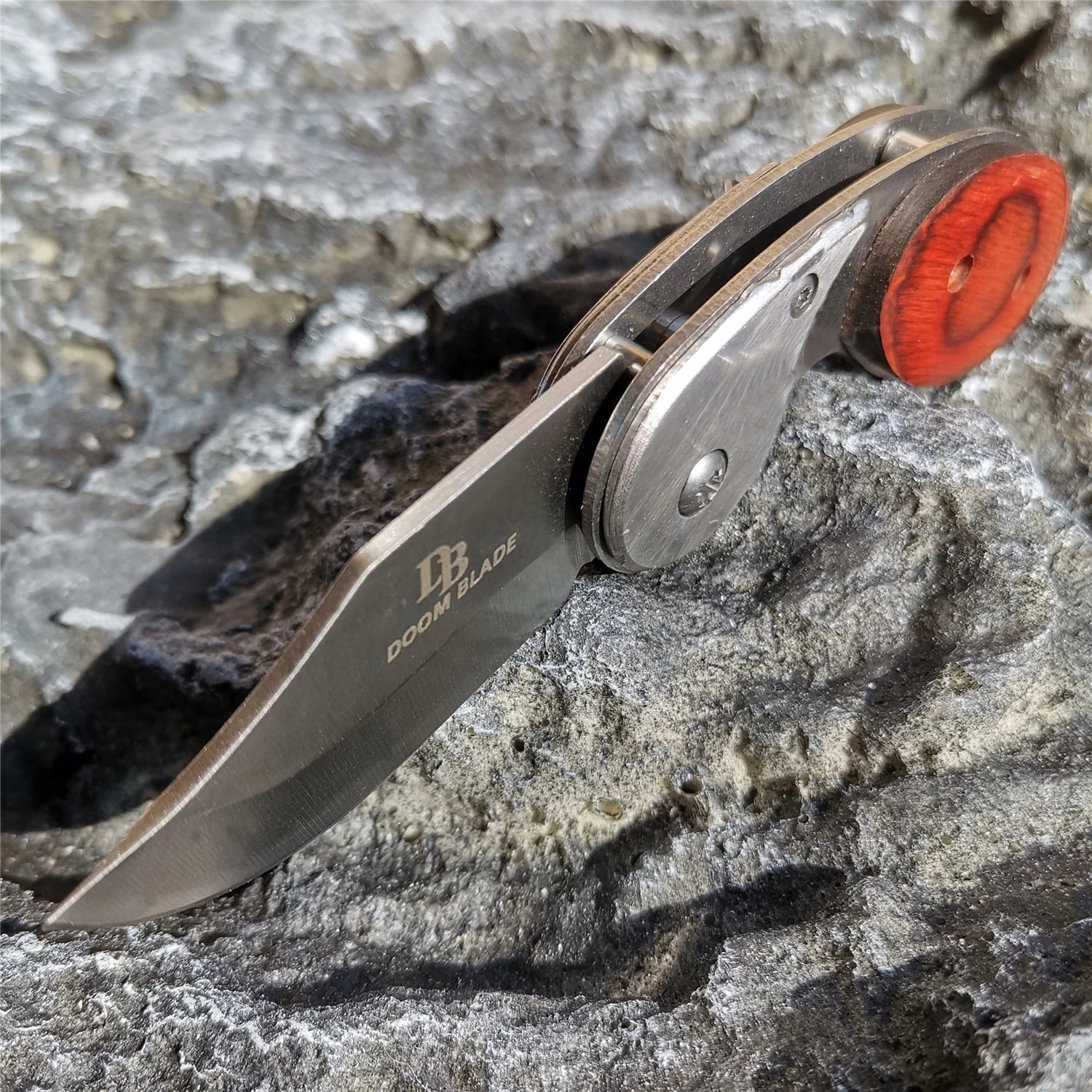 440C Stainless Steel Pocket Knife Multi-tool Portable Outdoor Survival ...