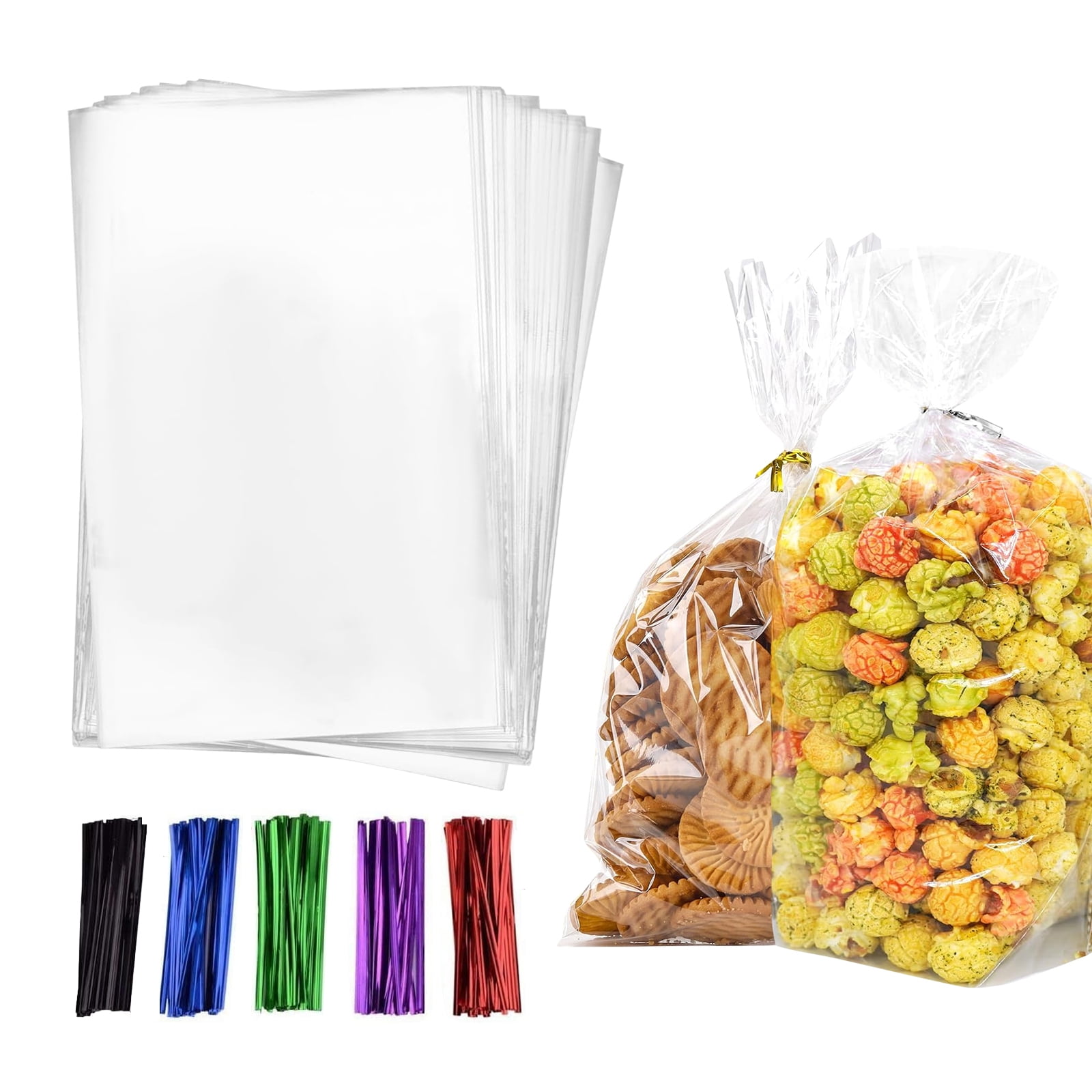 440PCS Clear Cellophane Bags, 5.9x7.87 Inches Plastic OPP Bags for ...