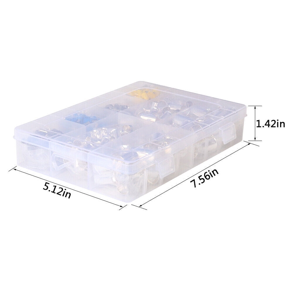440Pcs Cold Pressed Crimp Connectors Electrical Wire Terminal End ...