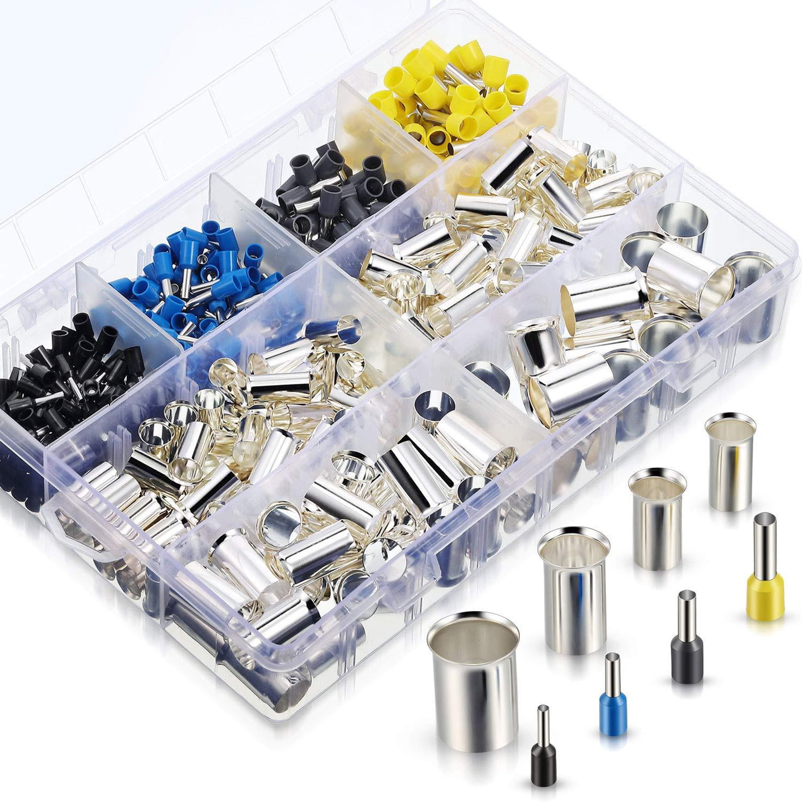 440pcs Ferrule Crimping Tool Wire Ferrule Kits Terminal Connector ...