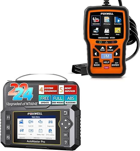 FOXWELL NT614 Elite OBD2 Scanner Automotive Code Reader with FOXWELL ...