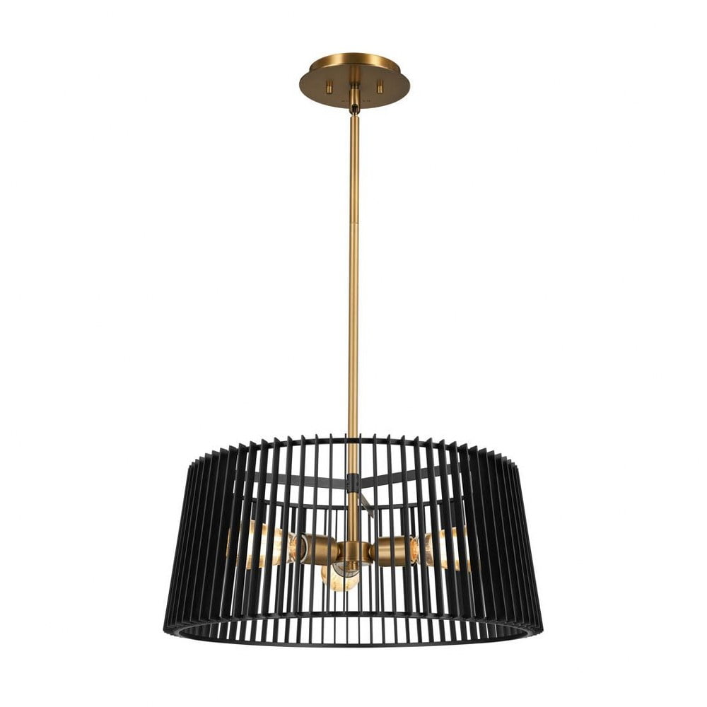 Kichler Lighting - Linara - 3 Light Convertible Pendant In Mid-Century ...