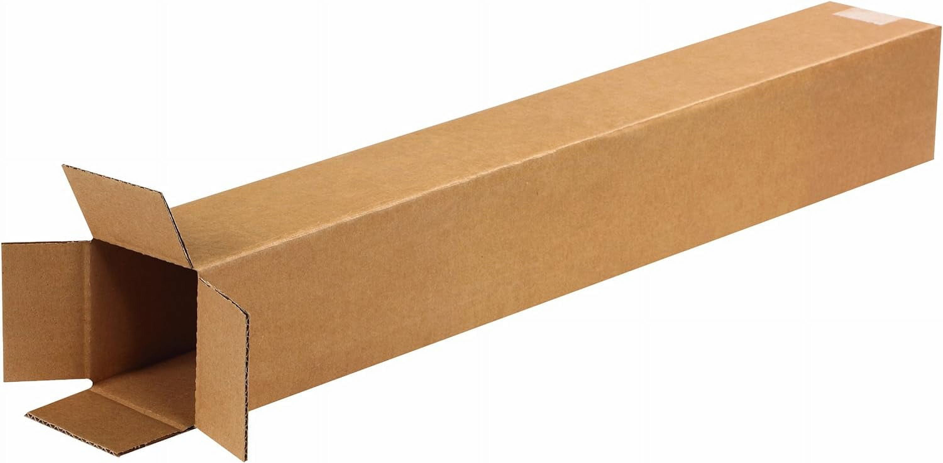 4428 Tall Corrugated Cardboard Box 4" L x 4" W x 28" H, , for Shipping ...
