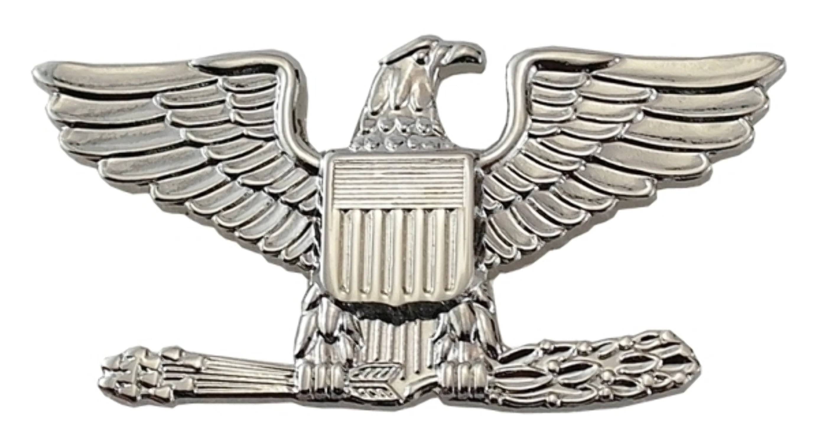 4428PN Metal Rank Insignia, Col. Eagle, Nickel, PR - Walmart.com