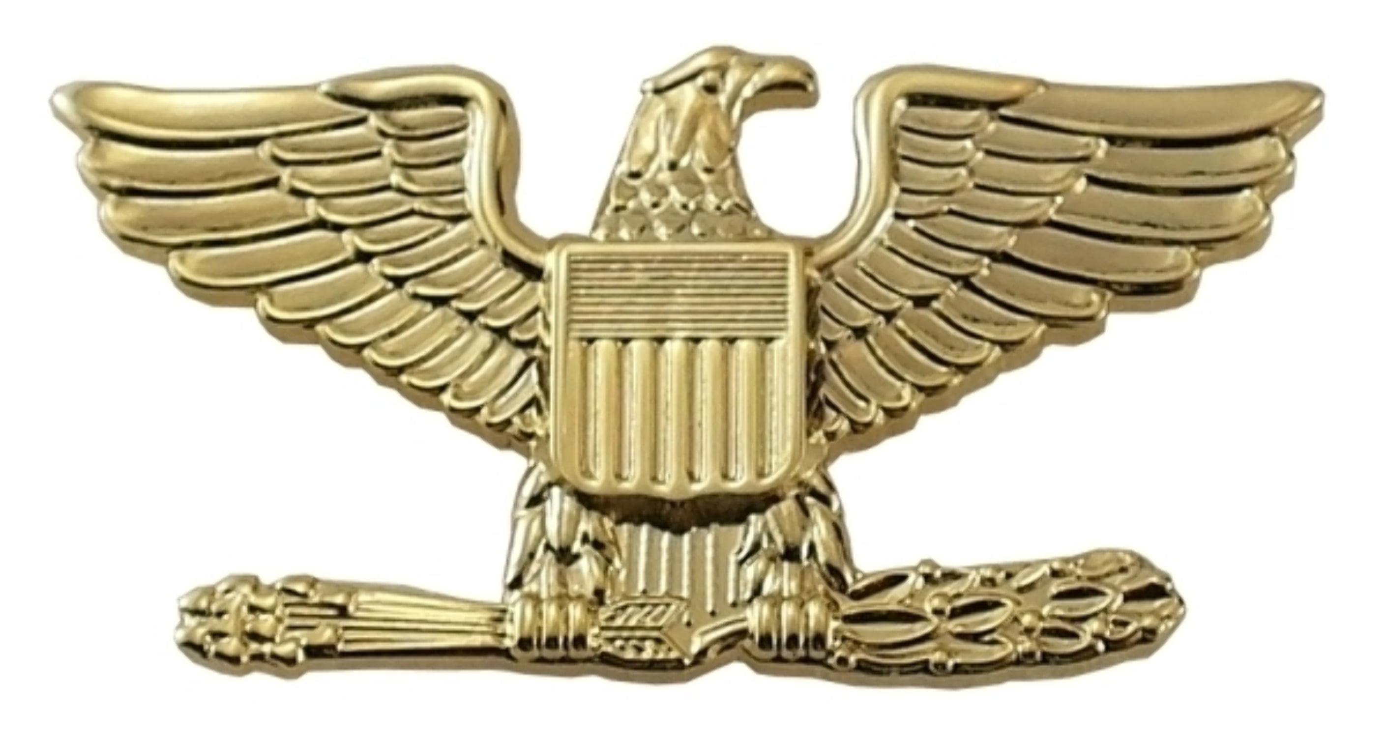 4428RG Metal Rank Insignia, Col. Eagle, Gold, PR - Walmart.com