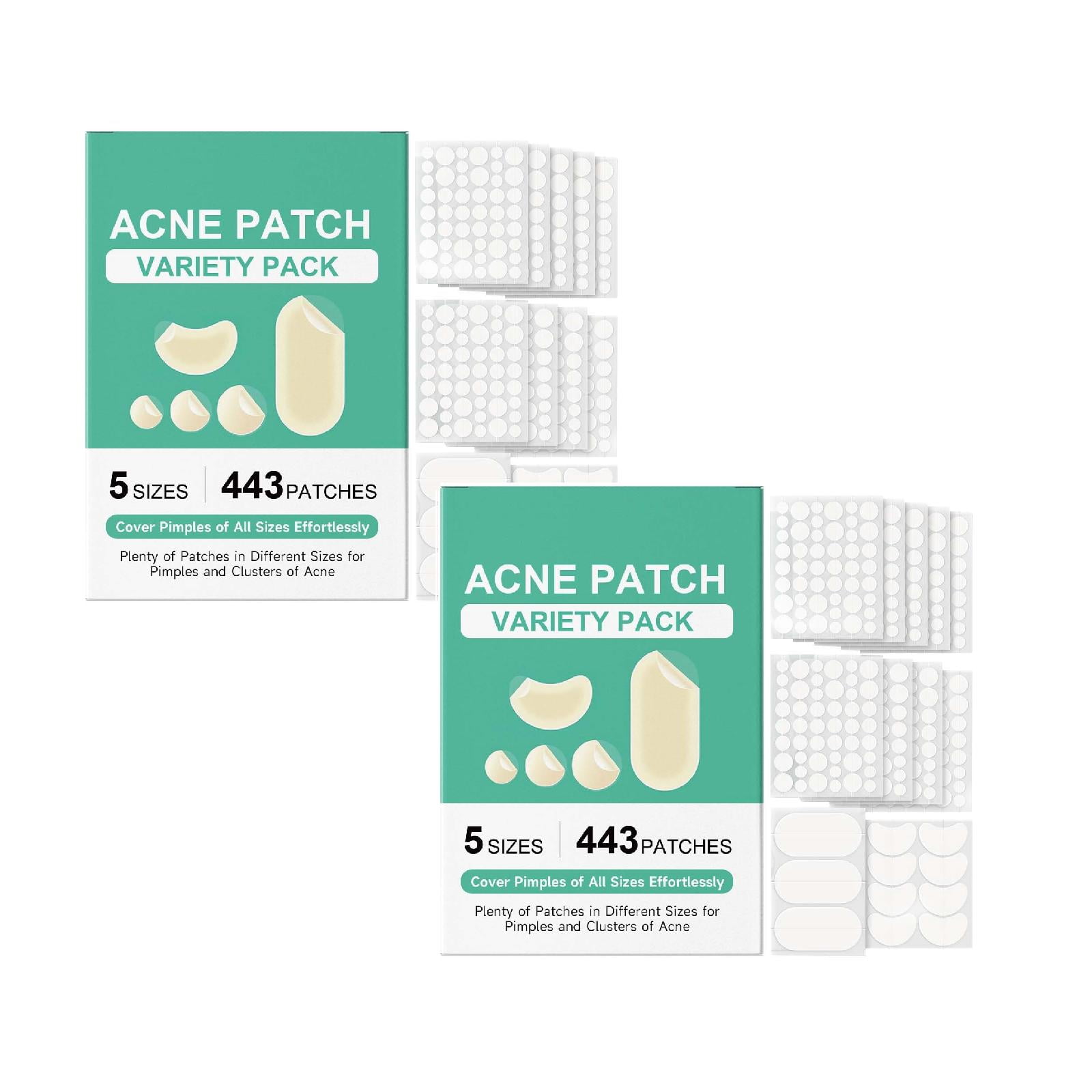 443 Count Pimple Stickers for Face: Hydrocolloid Patches to Cover ...