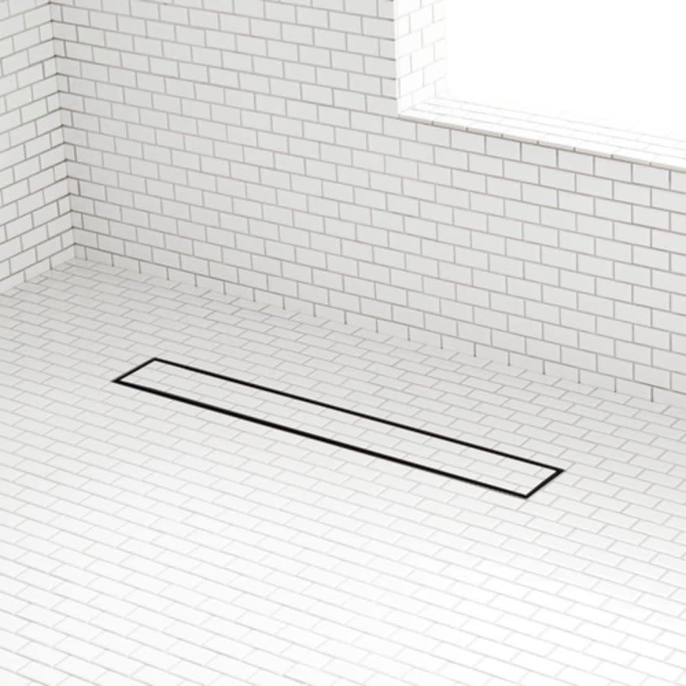 443314 Cohen 24" Tile Insert Shower Drain with Flange - Walmart.com