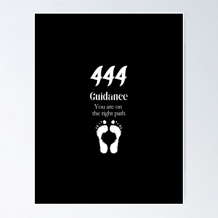 444 Angel Number (Guidance) UNFRAMED Poster, 24x36 - Walmart.com