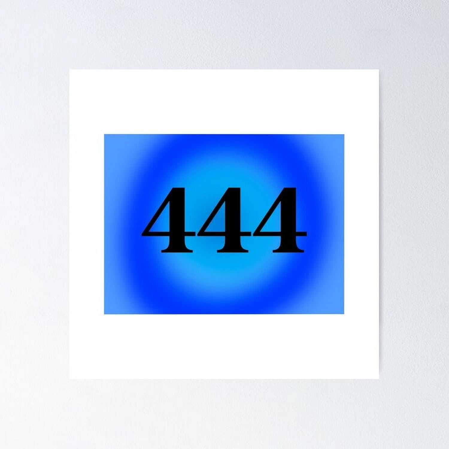 444 Angel Numbers Poster- Unframed Poster | Wall Art | Perfect For Home ...