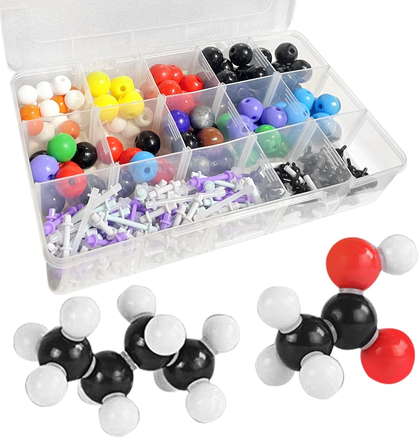 444 Pcs Organic Chemistry Model Kit for Organic and Inorganic Chemistry ...