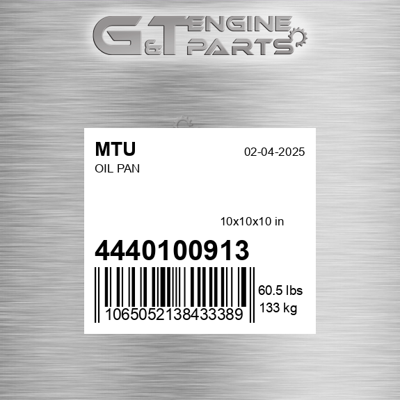 4440100913 OIL PAN fits MTU (New OEM) - Walmart.com