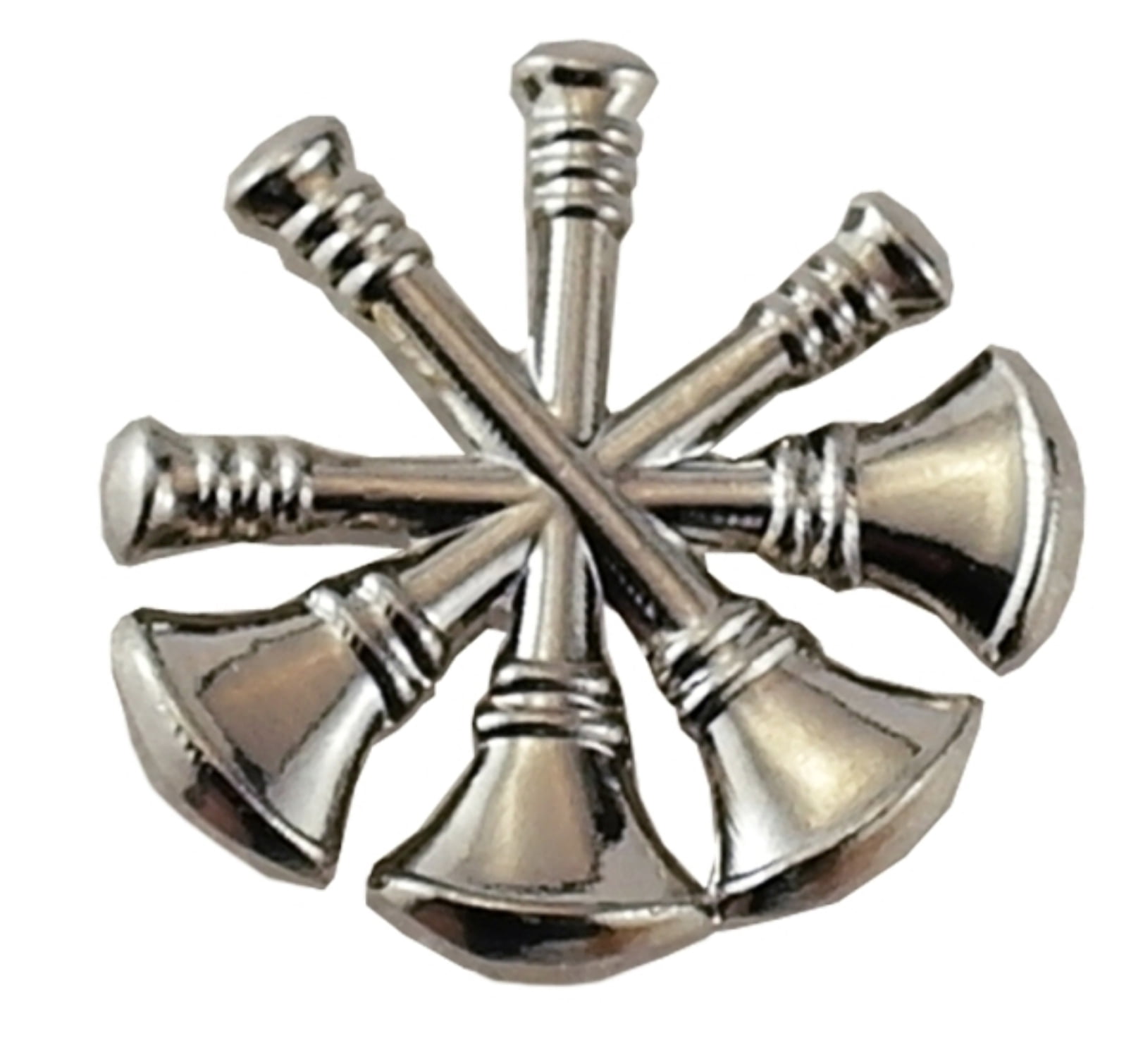 4446N Metal Rank Insignia, Fire Bugles, Nckl, PR - Walmart.com