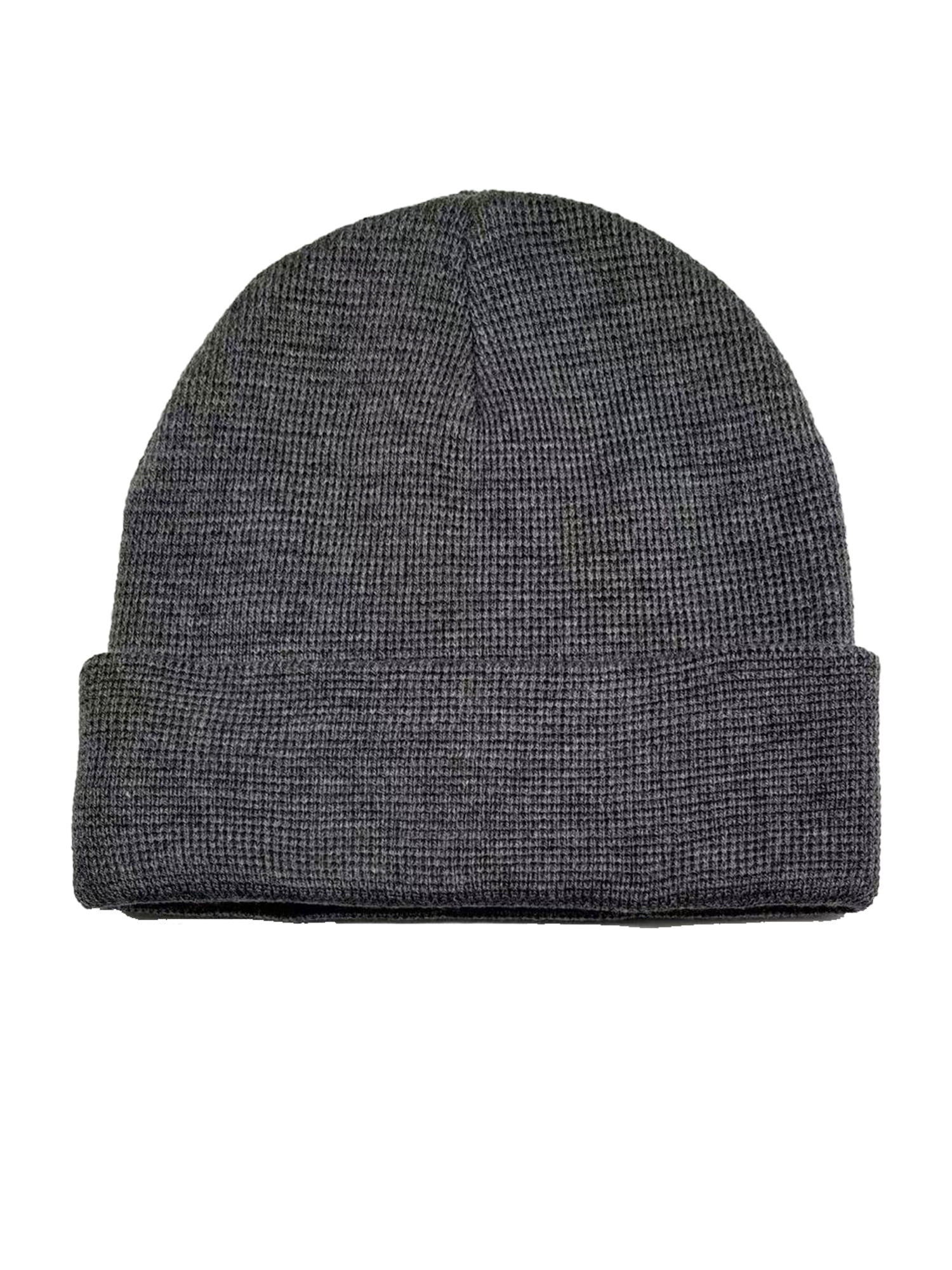 George Men's Knit Beanie,Charcoal Grey Heather - Walmart.com