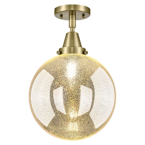 447-1C-AB-G208-10 Innovations Lighting Beacon - 1 Light Flush Mount-10 ...