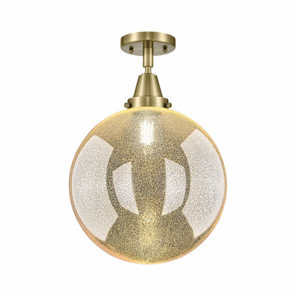 447-1C-AB-G208-12 Innovations Lighting Beacon - 1 Light Flush Mount-14. ...