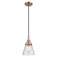 447-1P-AC-G64-Innovations Lighting-Cone - 1 Light Cord Hung Mini ...