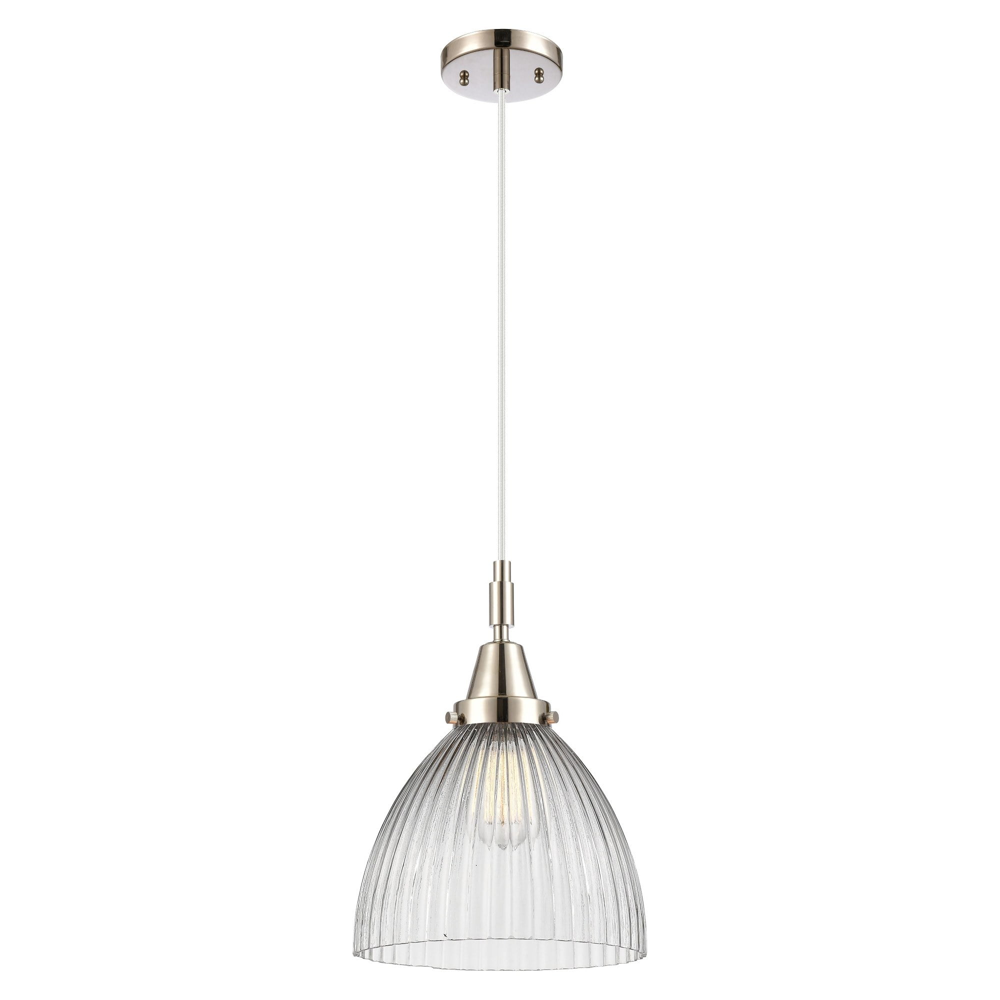 447-1P-PN-G222 Innovations Lighting Seneca Falls - 1 Light Cord Hung ...