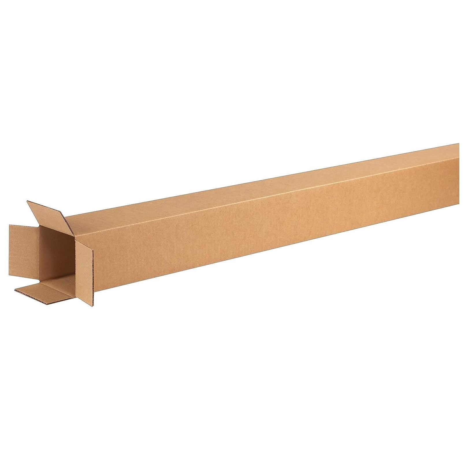 4472 Tall Corrugated Cardboard Box 4" L x 4" W x 72" H, , for Shipping ...