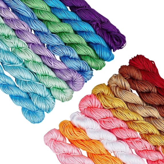 448 Yards 1mm Nylon String Chinese Knotting Cord Beading Cord Nylon ...